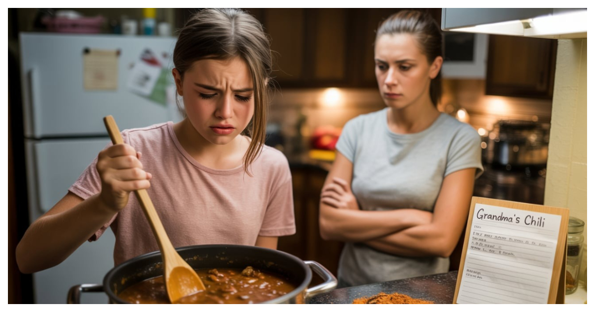 Vegan Teen Throws Out Family’s Meat Chili - Mom Punishes Her By Forcing Her To Cook More Meat