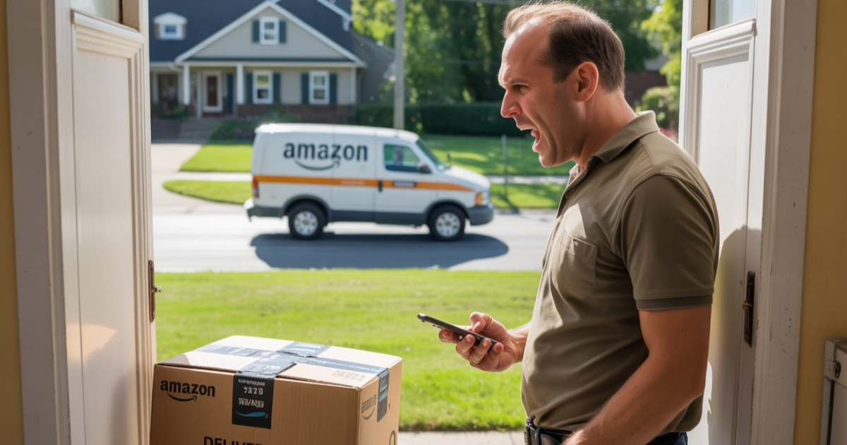 Amazon Driver Tries Shady “Delivered But Not Delivered” Trick, Customer ...