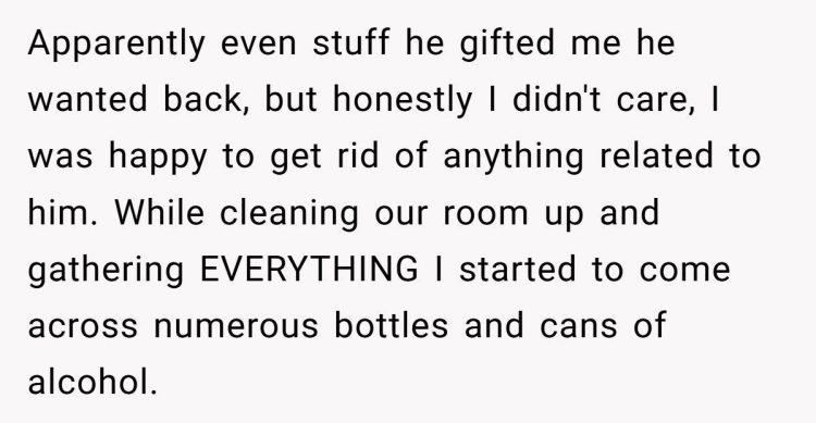 Ex Demanded All His Stuff Back, So She Made Sure He Got Everything