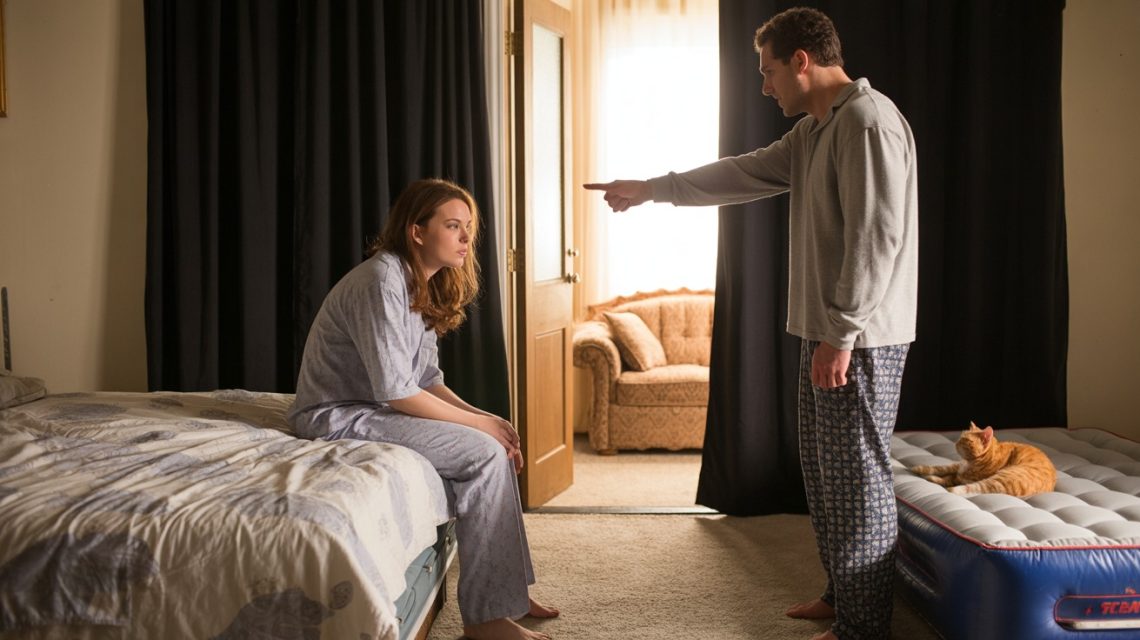 Woman Shocked When Boyfriend Tells Her To Sleep On The Floor So He Can Rest