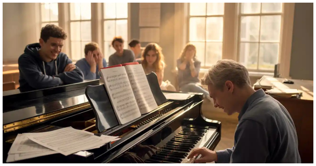 A Music Student Outsmarts Strict Professor With A Song She Couldn’t Play