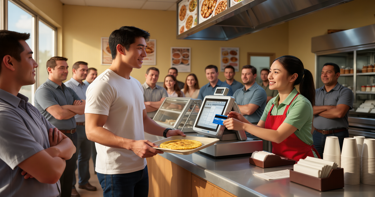 Man Quietly Saves On Meals As Cashier’s Knowing Wink Hints At More Than ...