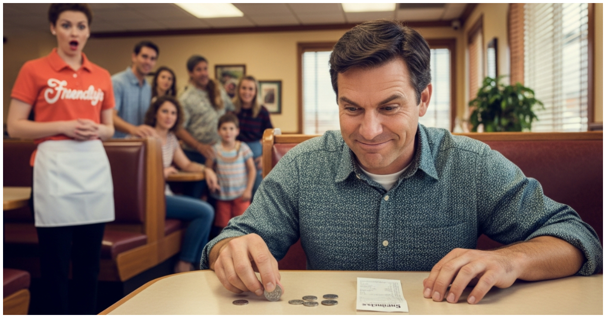 Dad Leaves A Legendary Tip After Waitress Scams His Family Out Of A Deal
