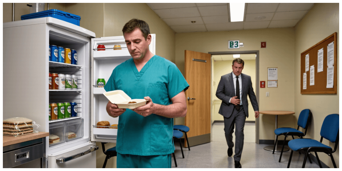 Lunch Thief Learns The Hard Way After Stealing From A Hospital Intern