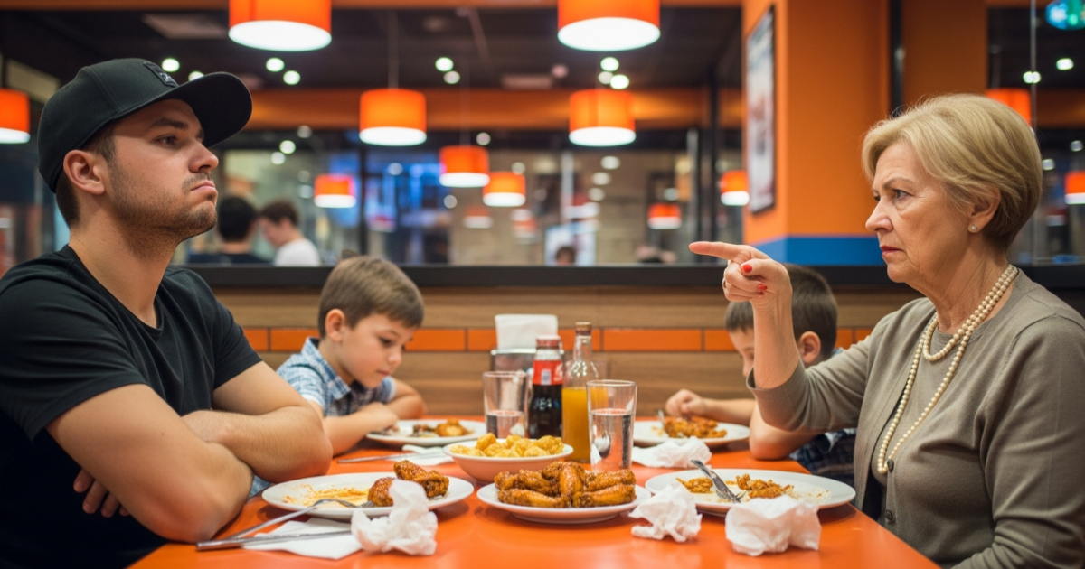 A Quick Trip To The Wings Place Turns Into A Fiery Feud Between In-Laws