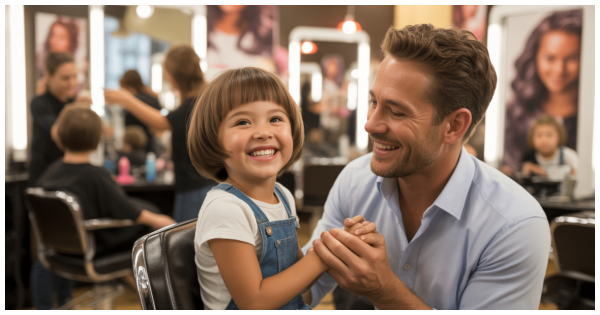 Dad Lets Daughter Cut Her Hair, Mom Reacts By Leaving Home