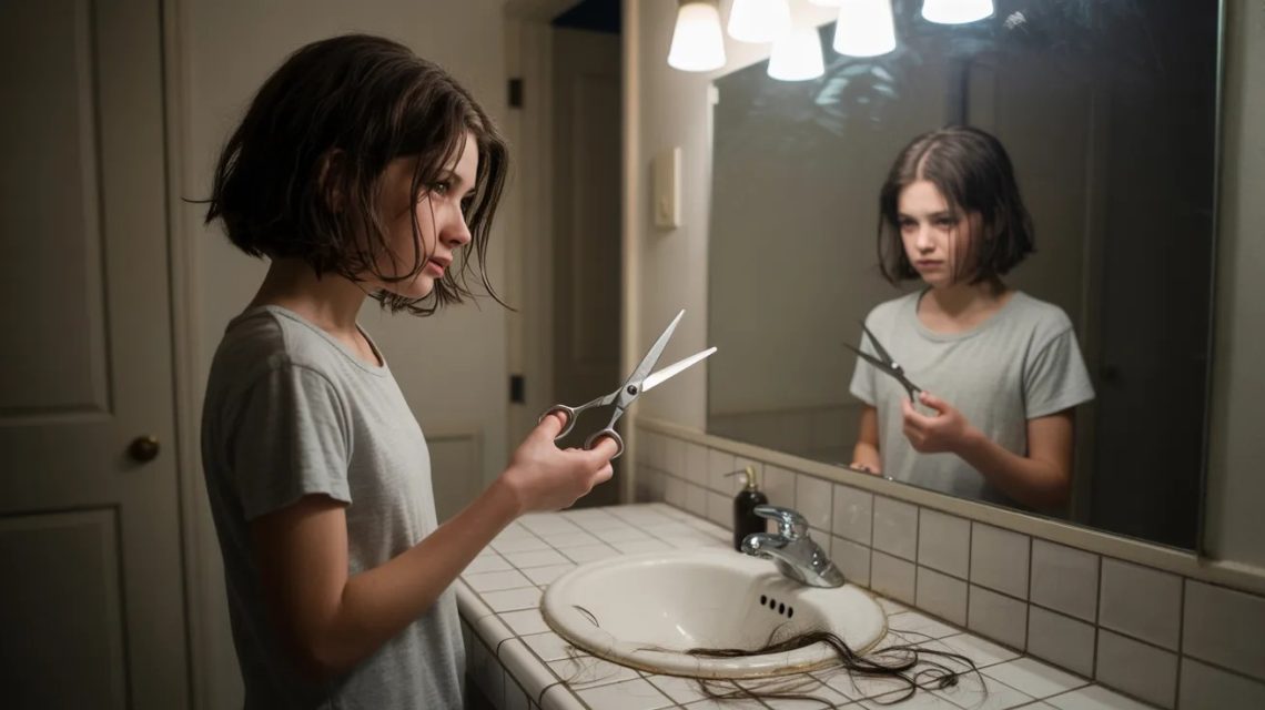 Teen Cuts Her Hair While Grieving A Friend, Loses Job And Family ...