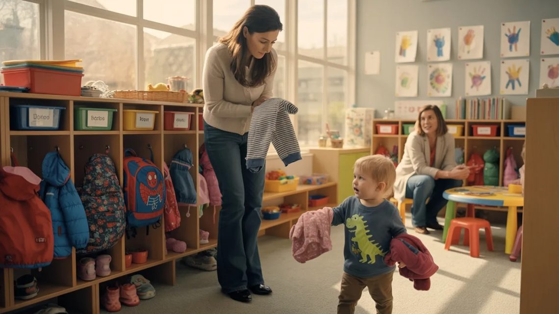Mom Sends Extra Clothes To Preschool, Then Sees Another Kid Wearing Them