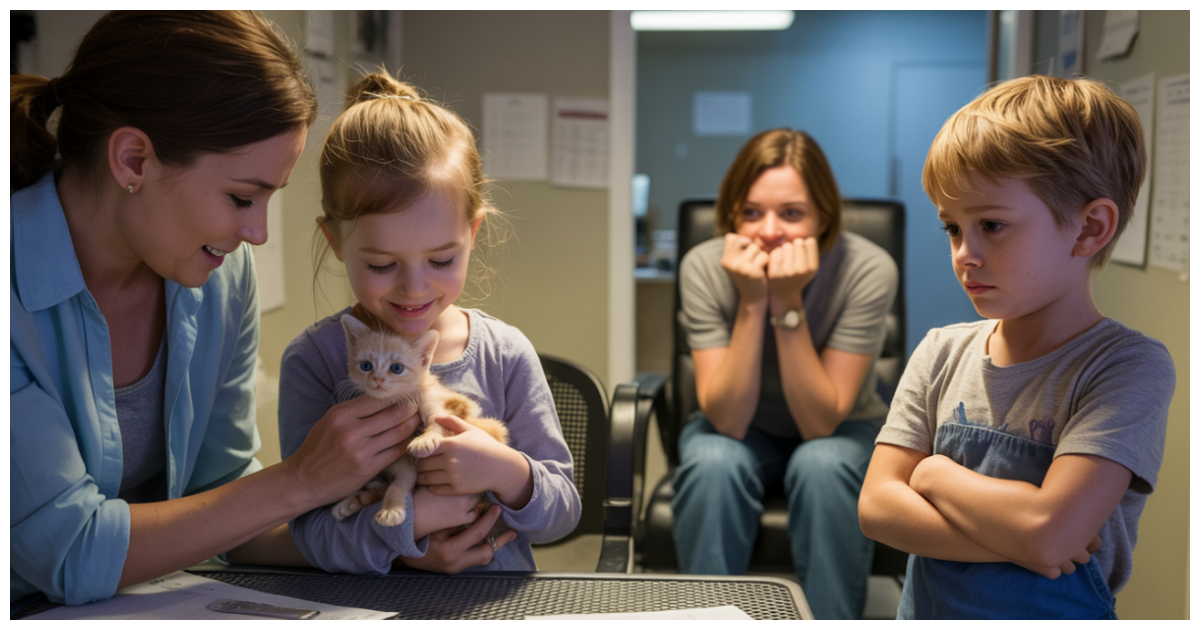 Snarky 10 Year Old Loses Kitten Privileges After One Eye Roll